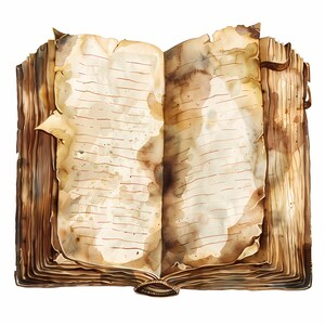 Antique Paper Clipart, Old Vintage Papers Images, 10 Watercolor Clip ...