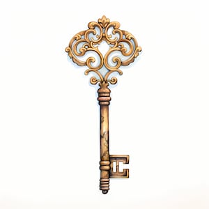 Vintage Key Clipart, Antique Keys Images, 10 Watercolor Clip Art ...