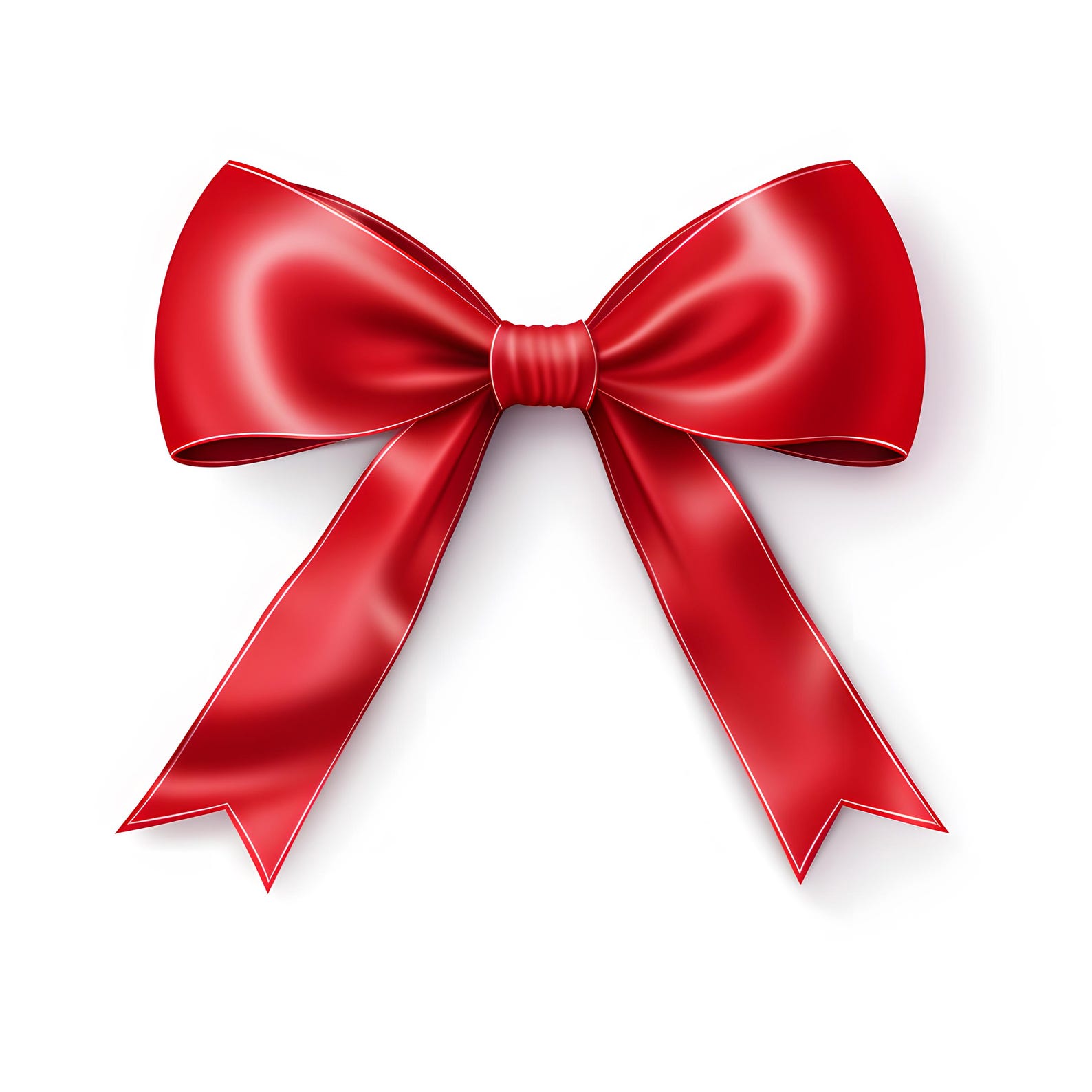 Watercolor Red Ribbon Clipart: Christmas Bows, Commercial Use (jpgs) - Etsy