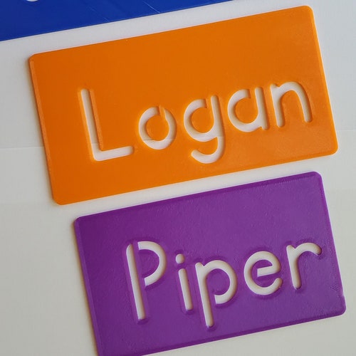 Learn to Print-name Stencil Kit - Etsy