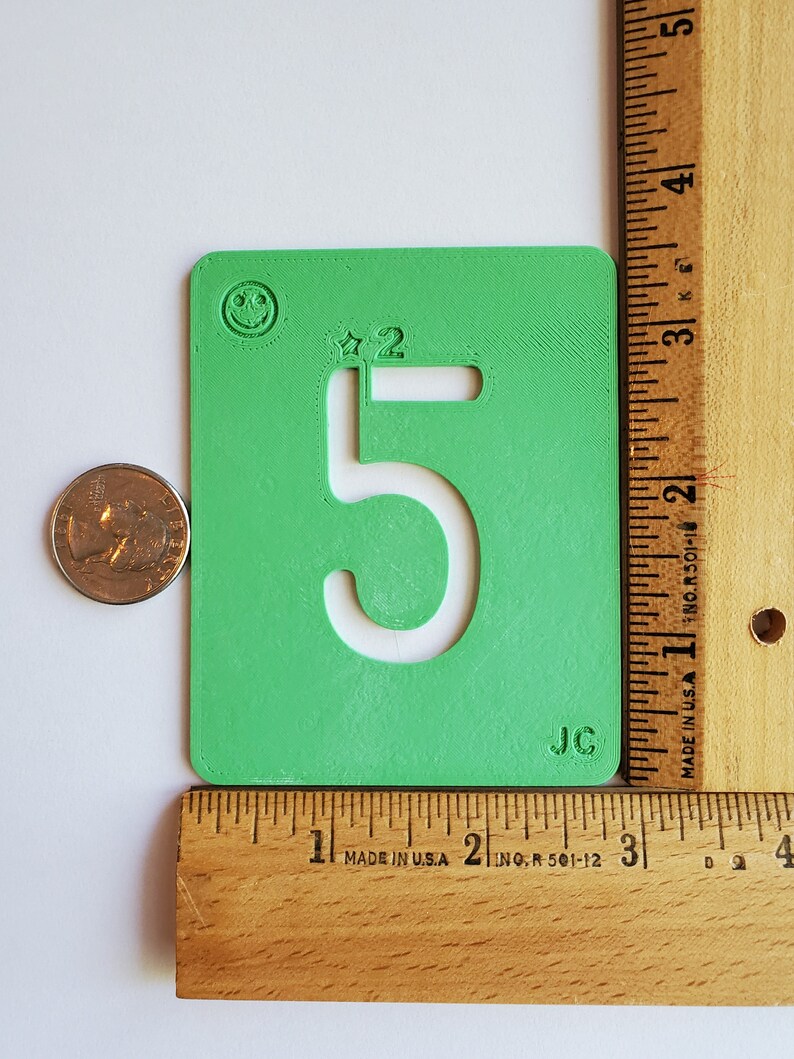 Learn to Print: Number Stencils - Etsy