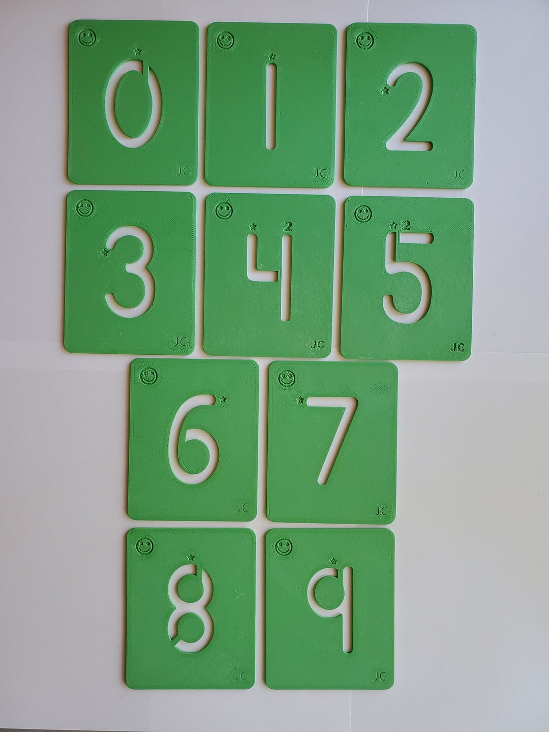 Learn to Print: Number Stencils - Etsy