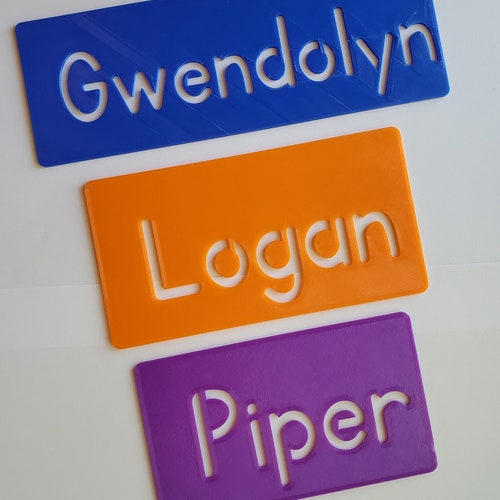 Learn to Print-name Stencil Kit - Etsy