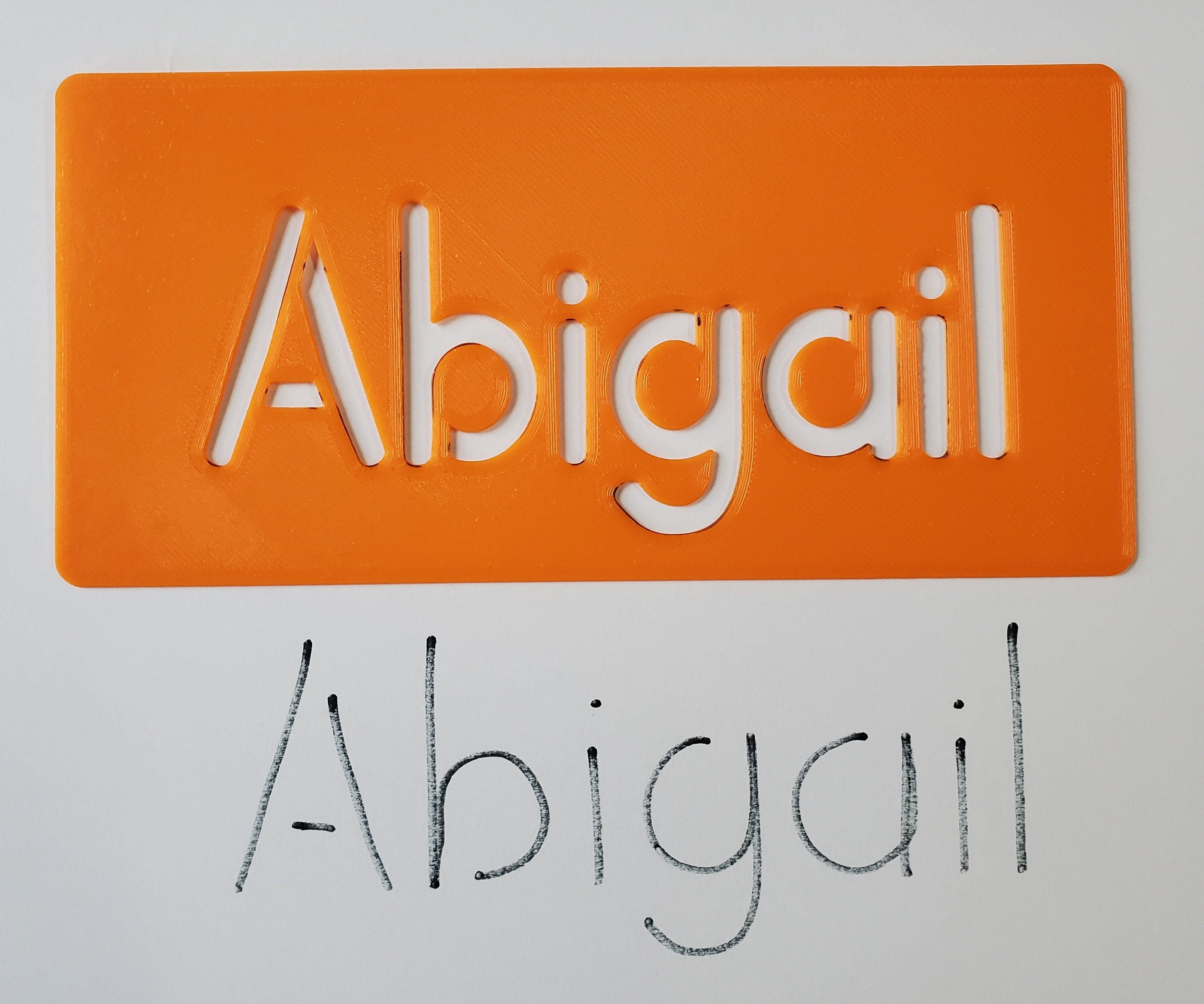 Name Stencil Only - Etsy