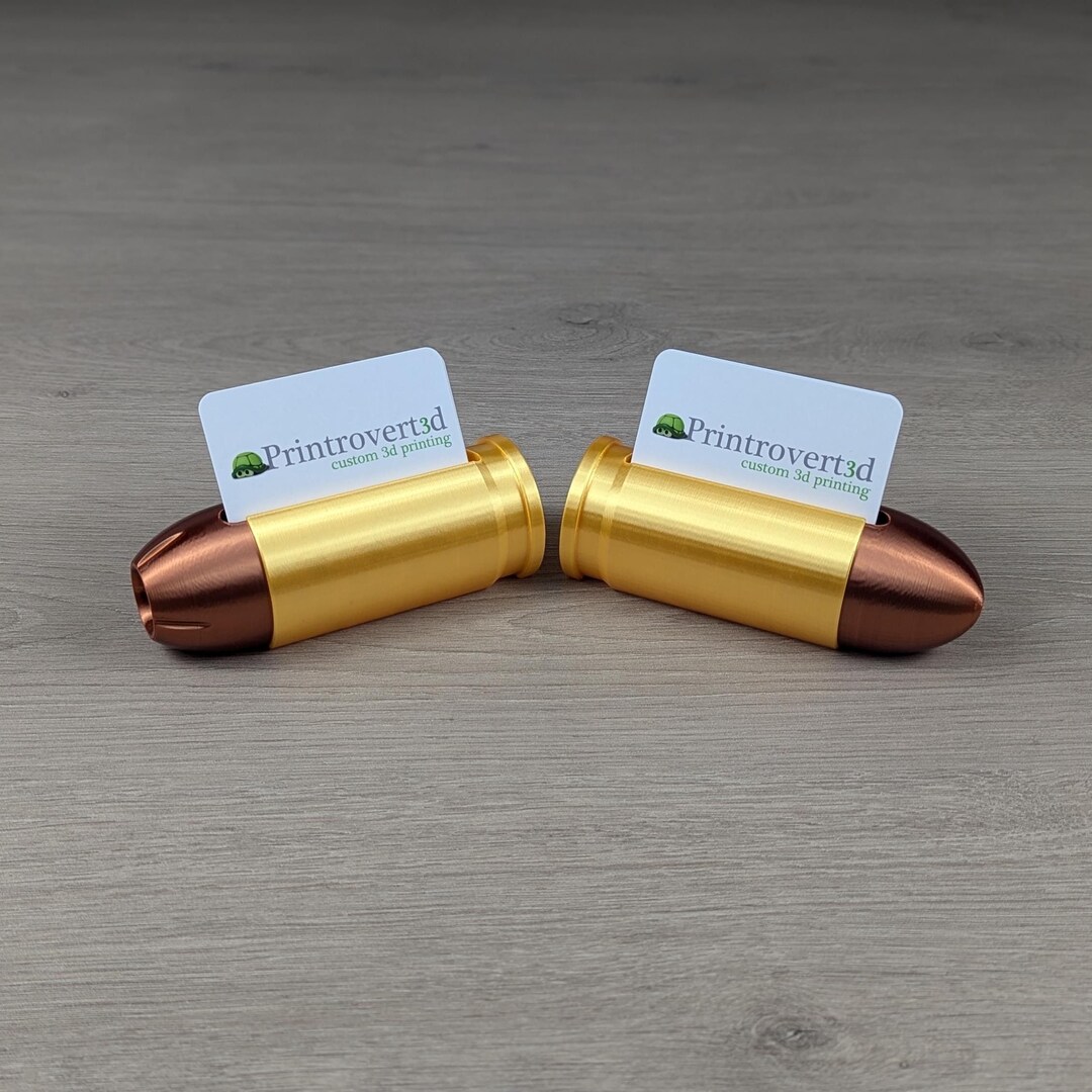 45 ACP Business Card Holder // 45 AUTO // Desk Organizer // Birthday ...