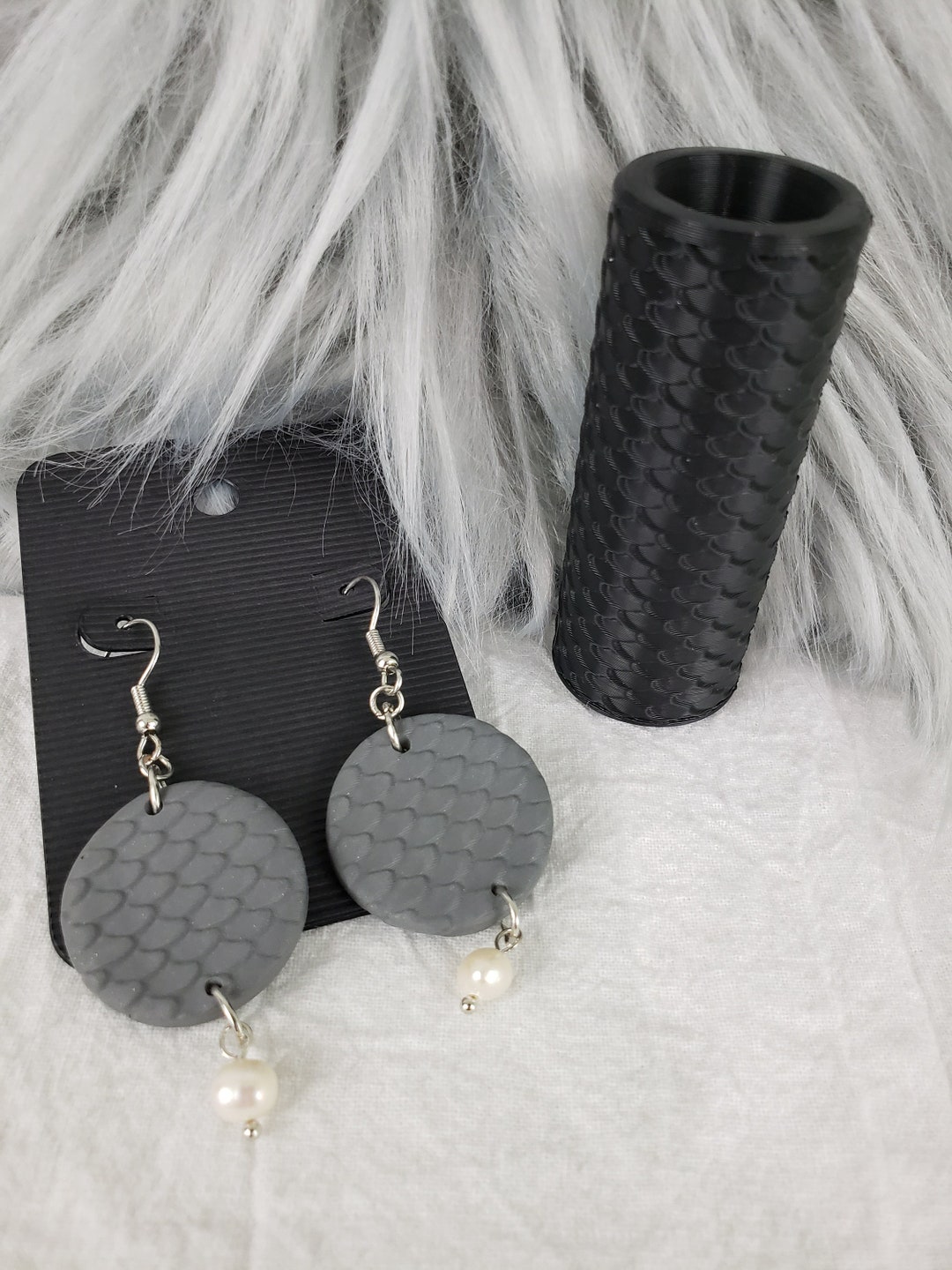 Fish Scale // Polymer Clay Texture Roller // Craft Supplies // Jewelry ...