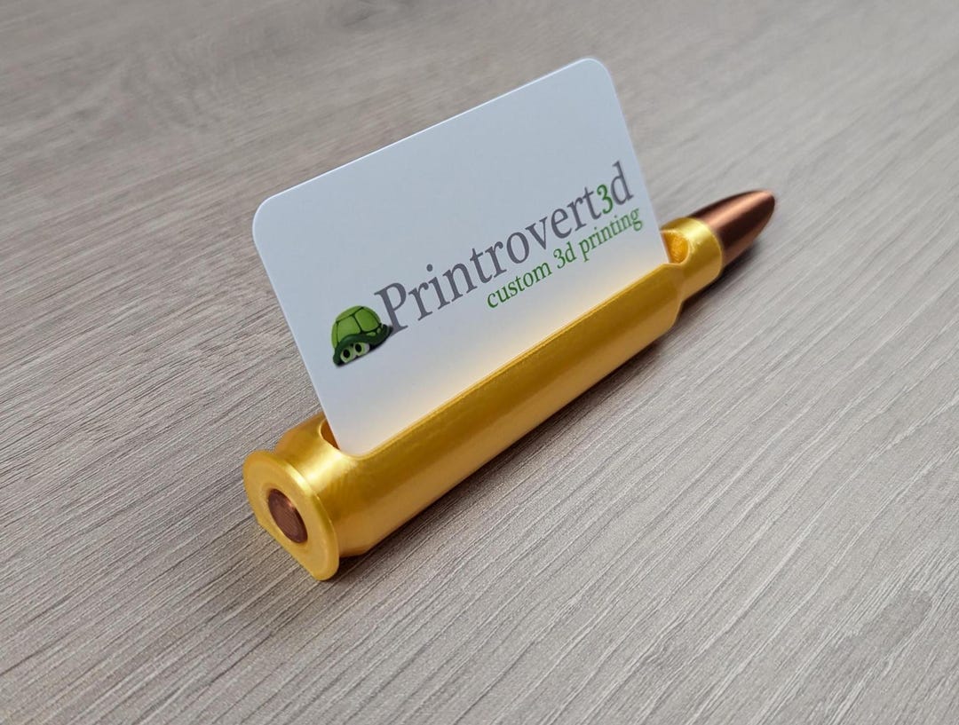 223 Remington / 5.56 NATO Business Card Holder // Replica Ammo // Desk ...