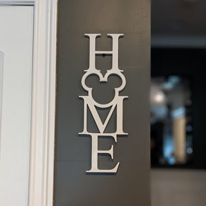 Mickey Mouse Wall Décor Home Sign Disney Home Décor House - Etsy