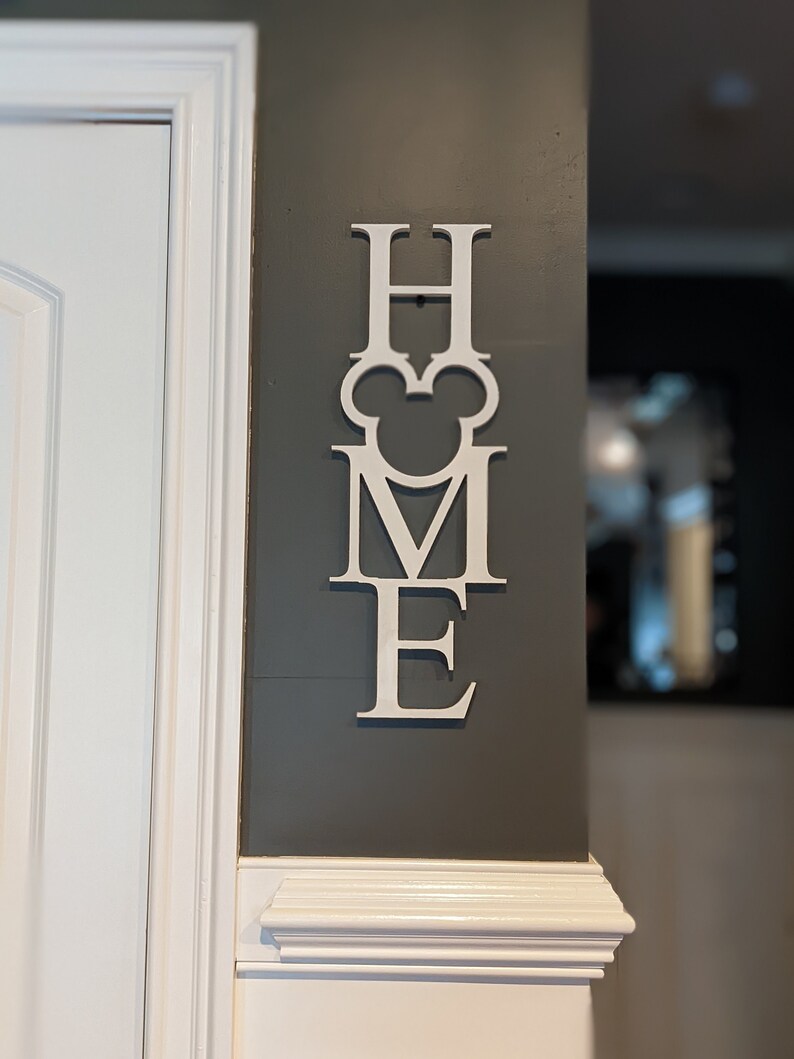 Mickey Mouse Wall Décor, Home Sign, Disney, Home Décor, House Warming ...