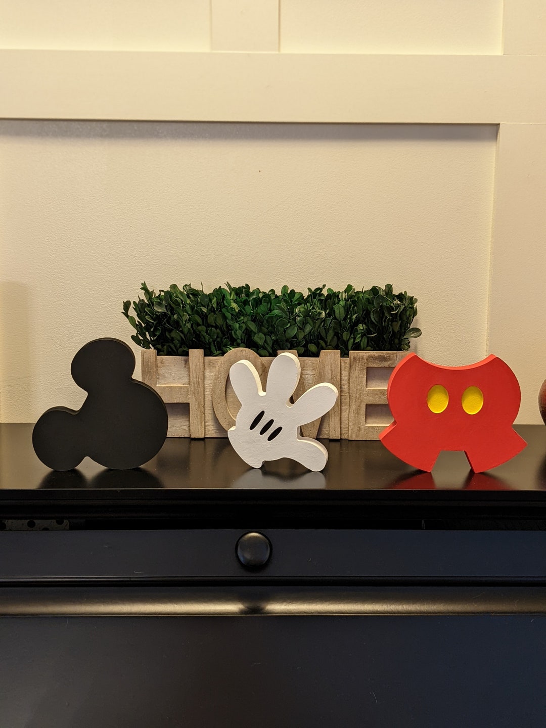 Mickey Mouse, Minnie Mouse, Tiered Tray Décor, Disney Inspired, Shelf ...