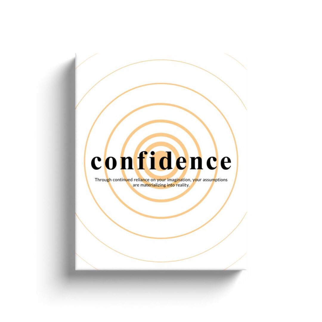 CONFIDENCE - Inspirational Workplace Wall Artwork Motivational Office ...