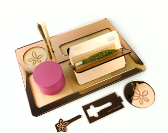 Custom Cannabis Rolling Tray for Women and Men Wood Plastic Marijuana ...