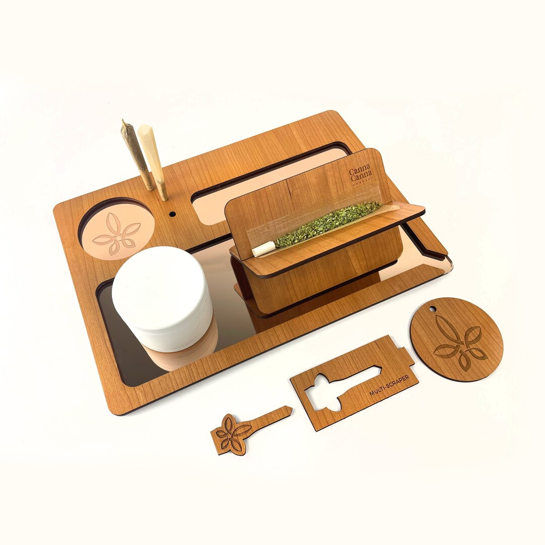 Custom Cannabis Rolling Tray for Women and Men Wood Plastic Marijuana ...