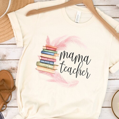 Mama Teacher Homeschool Mom Shirt Mother's Day - Etsy