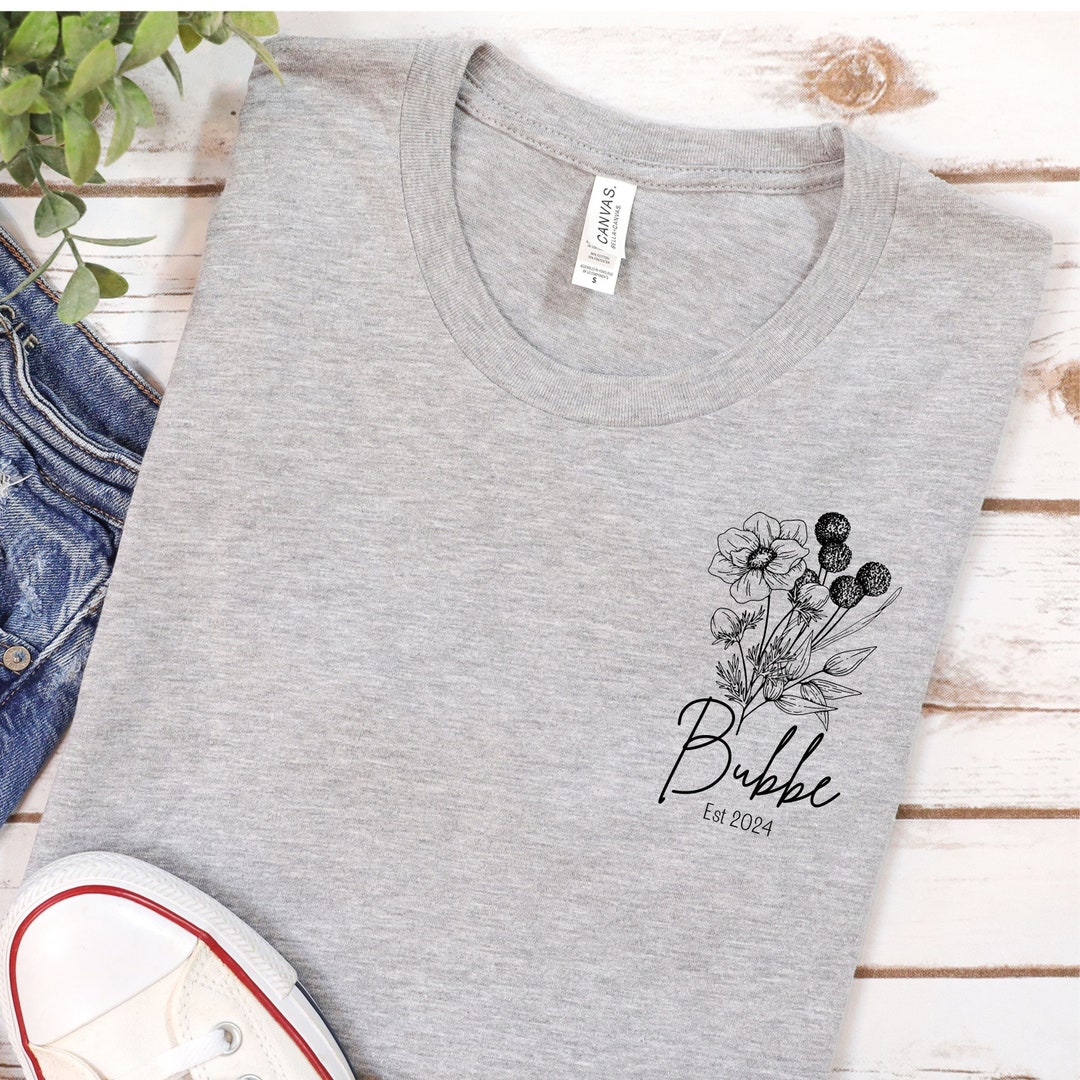 Bubbe Shirt - First Time Bubbe Shirt - Bubbe Gifts - Shirt for Bubbe ...