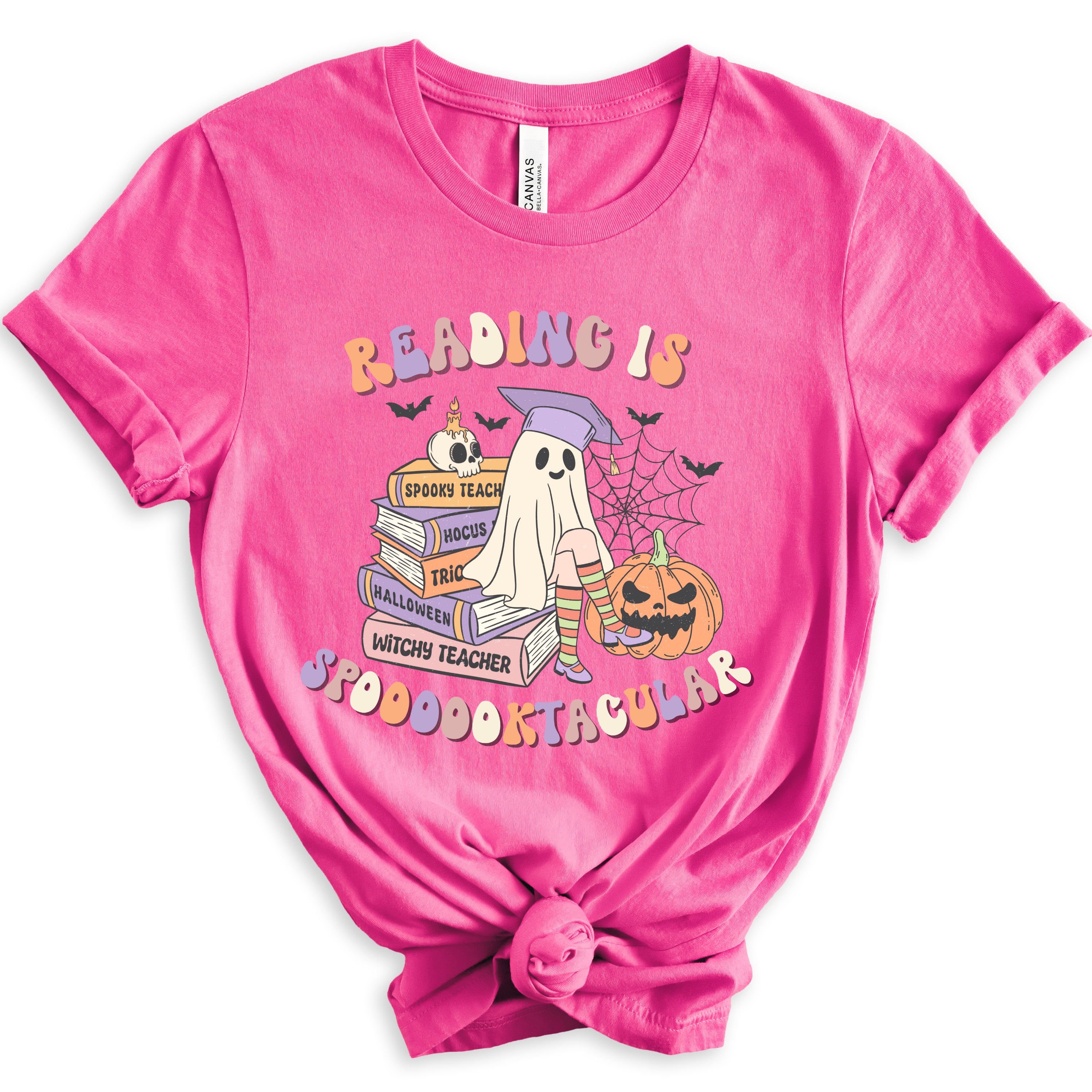 Reading is Spectacular/spooktacular - Halloween Teacher Shirt - Shirt ...