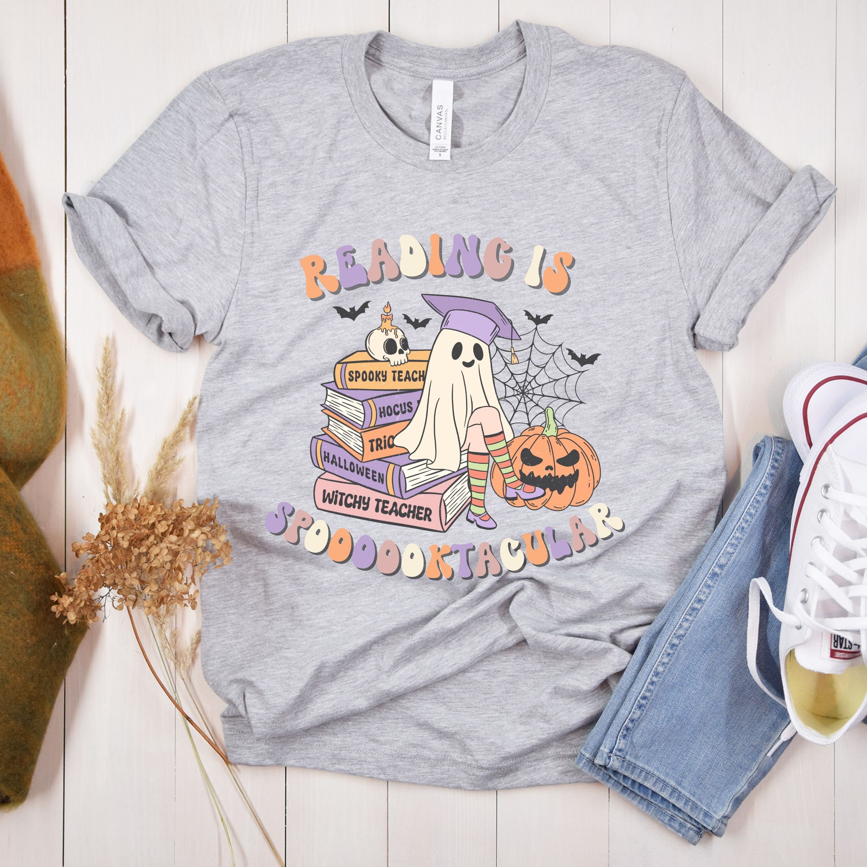 Reading is Spectacular/spooktacular - Halloween Teacher Shirt - Shirt ...