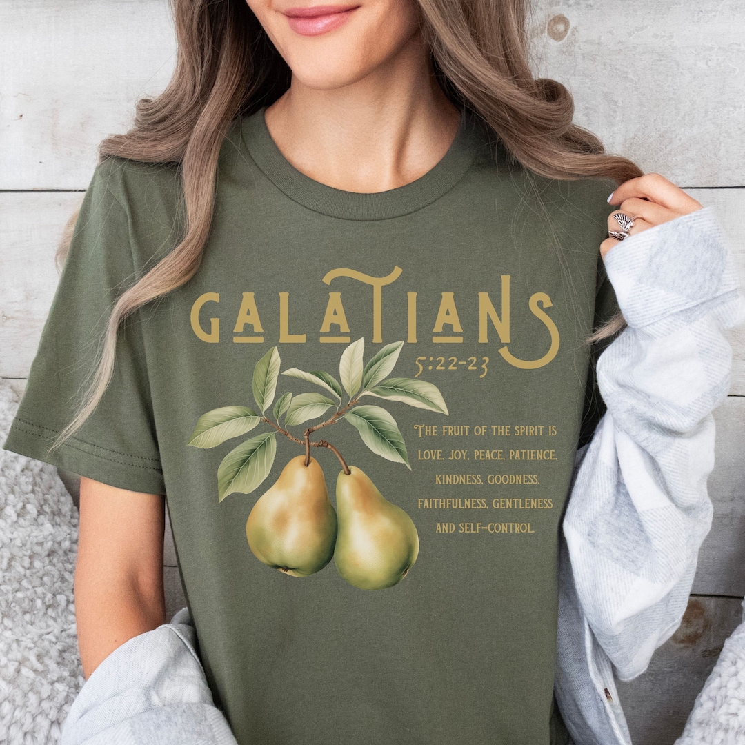 Fruit of the Spirit - Fruit of the Spirit Shirt - Pear Shirt - Fruits ...
