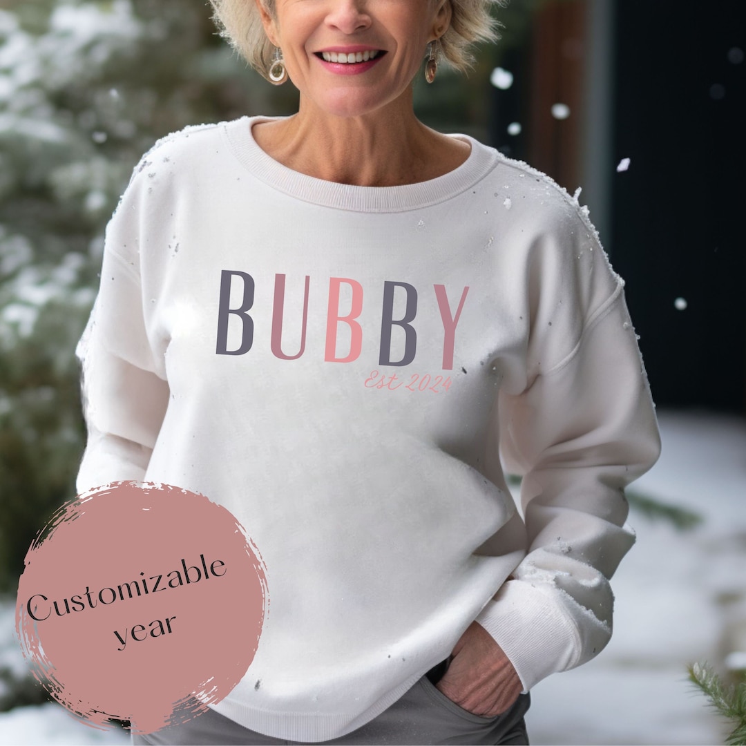 Bubby Sweater - Gift for Bubby - Jewish Grandmother Sweater - Bubby ...