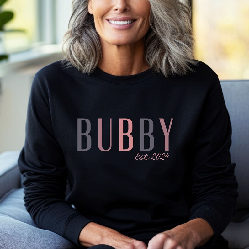 Bubby Sweater - Gift for Bubby - Jewish Grandmother Sweater - Bubby ...