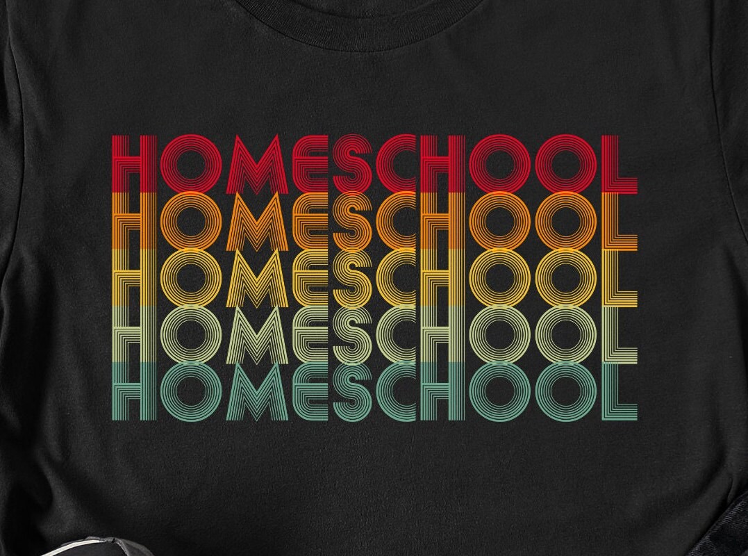 Retro Homeschool Shirt for Kids - Homeschool Shirt - Homeschooler Shirt ...