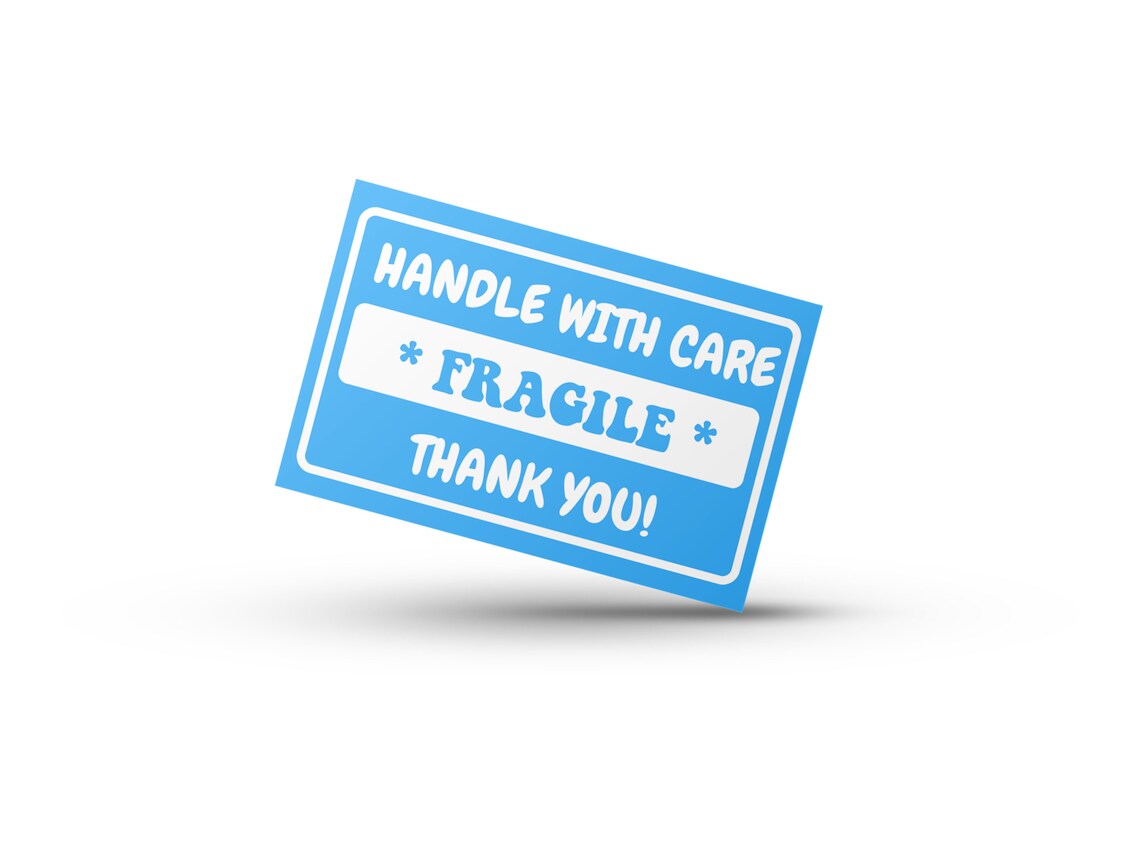 INSTANT DOWNLOAD Stickers for Small Business Fragile - Etsy