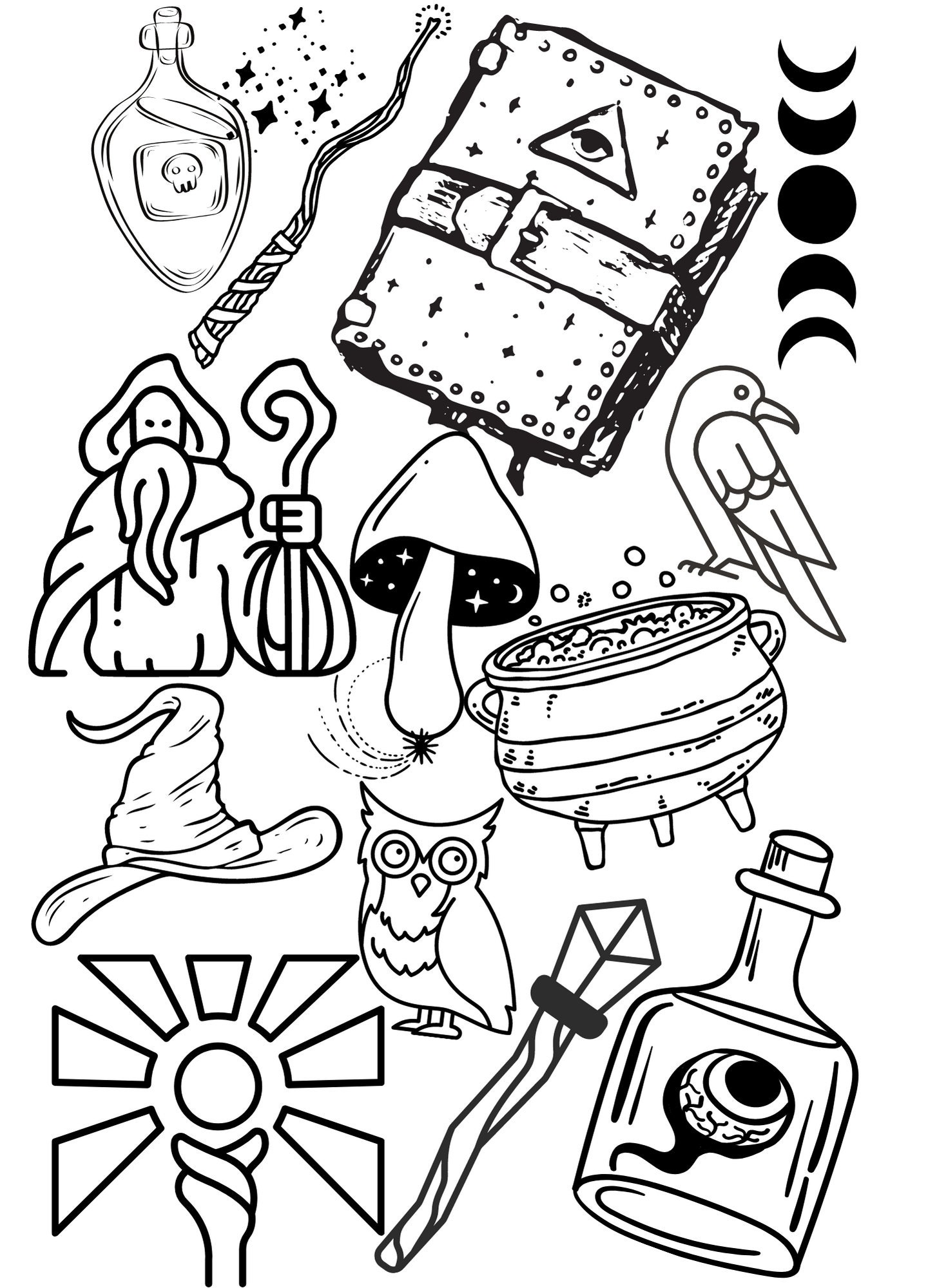 Huzzah A Mythical Medieval Coloring Book - Etsy