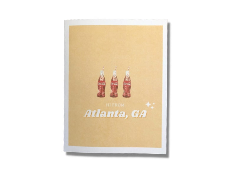 Atlanta Themed Cards (set of 20) (4.25 X 5.5 Inches) - Etsy