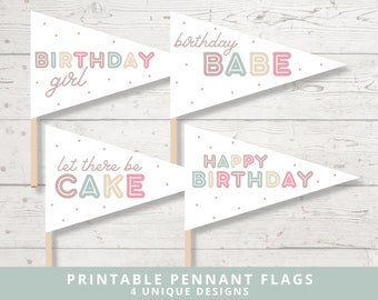 Printable Easter Pennant Flags Party Decor Photo Booth | Etsy