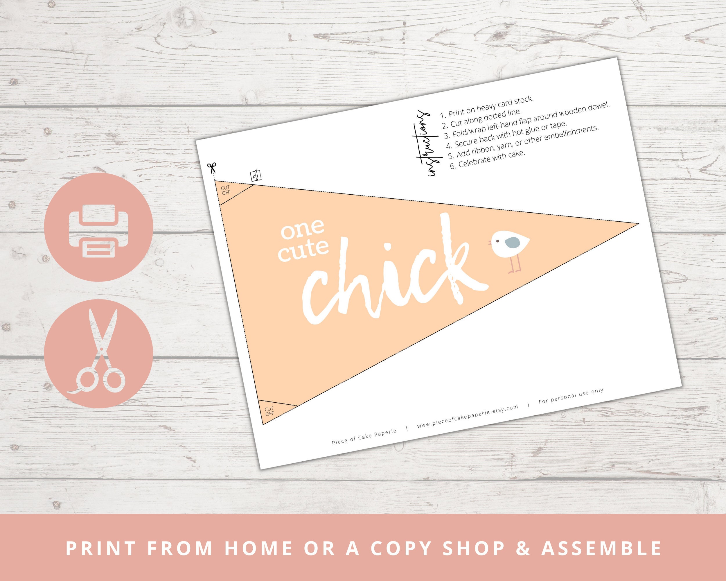 Printable Easter Pennant Flags | Party Decor | Photo Booth Prop ...