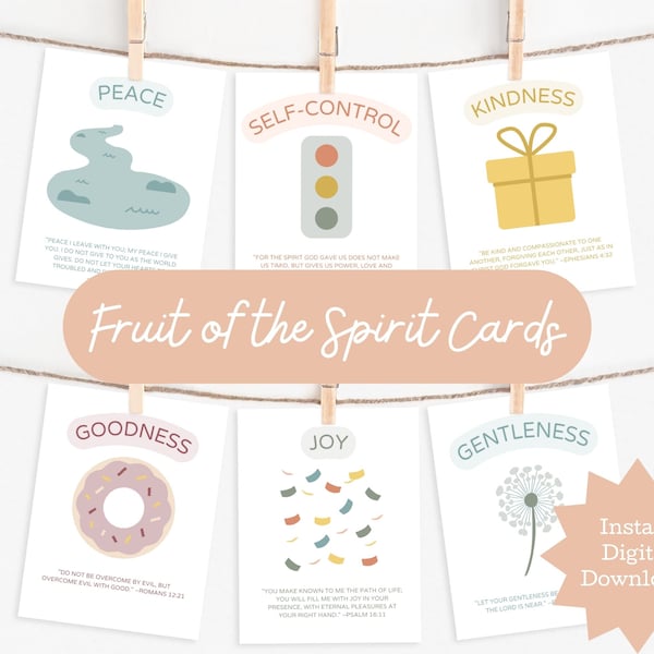 Fruit of the Spirit - Etsy
