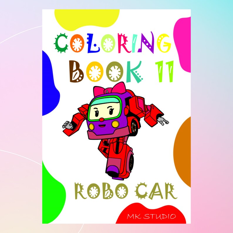 Cartoons Coloring Book Kids Coloring Book Homeschool - Etsy