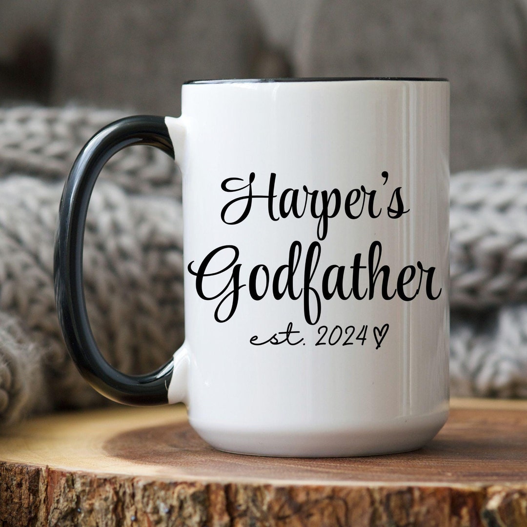 Custom Godfather Mug Godmother Gift Godparents Mug Proposal ...
