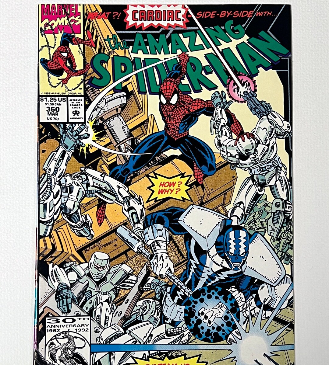 Vintage Marvel Comics the Amazing Spider-man 360 Cardiac - Etsy