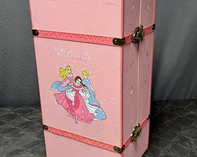 Disney Princess Doll Clothes Wardrobe Closet Hard Case Pink - Etsy