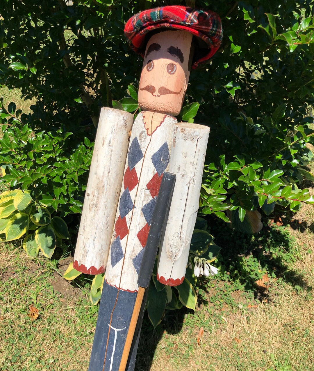 Vintage 48 Wood Handmade Golfer Nutcracker Sculpture - Etsy