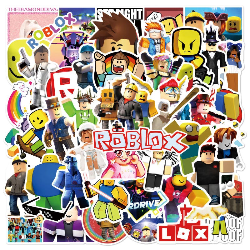 Roblox Decal Stickers - Etsy