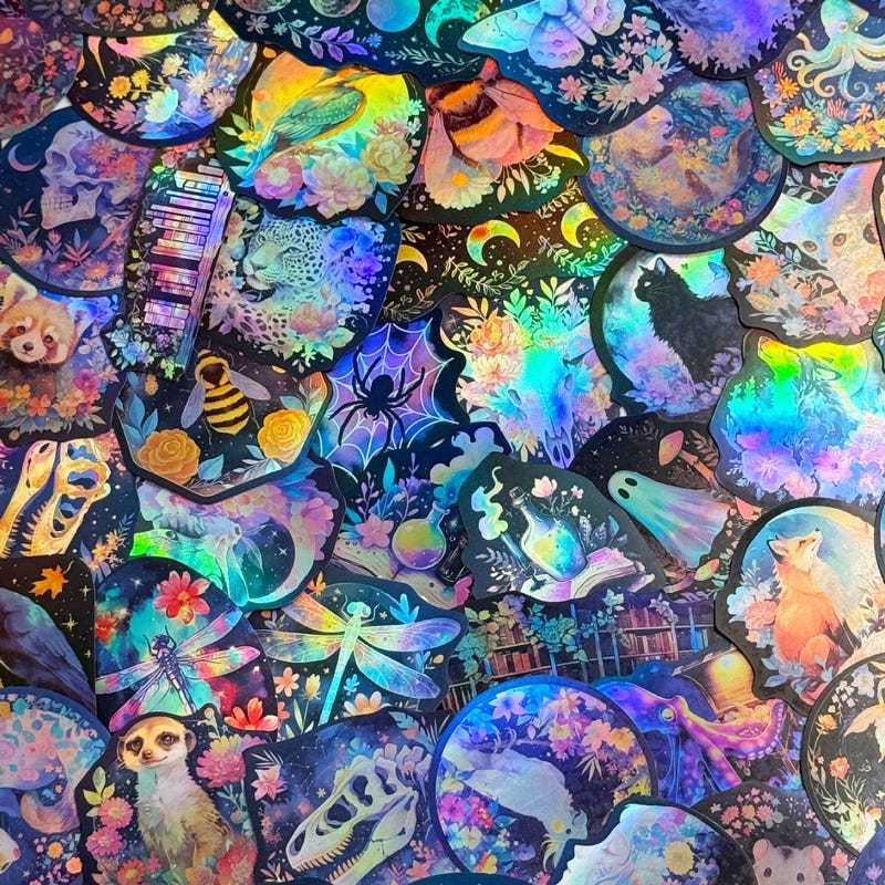 Fantasy Stickers - Etsy
