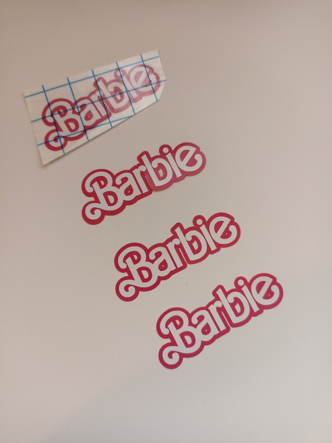 Barbie Decal Stickers or a Name of Your Choice bog1f Barbie - Etsy
