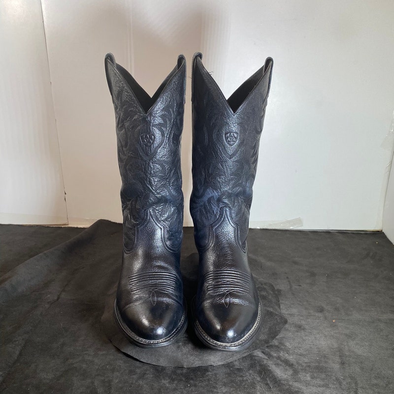 Vintage Cowboy Boot 10.5 - Etsy