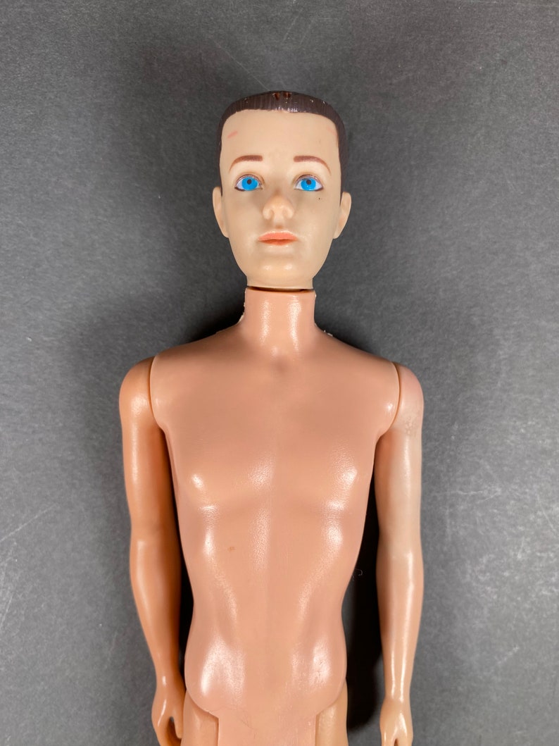1960 Original Stiff Leg Ken Doll in Original Outfit, Brown Hair, Blue ...