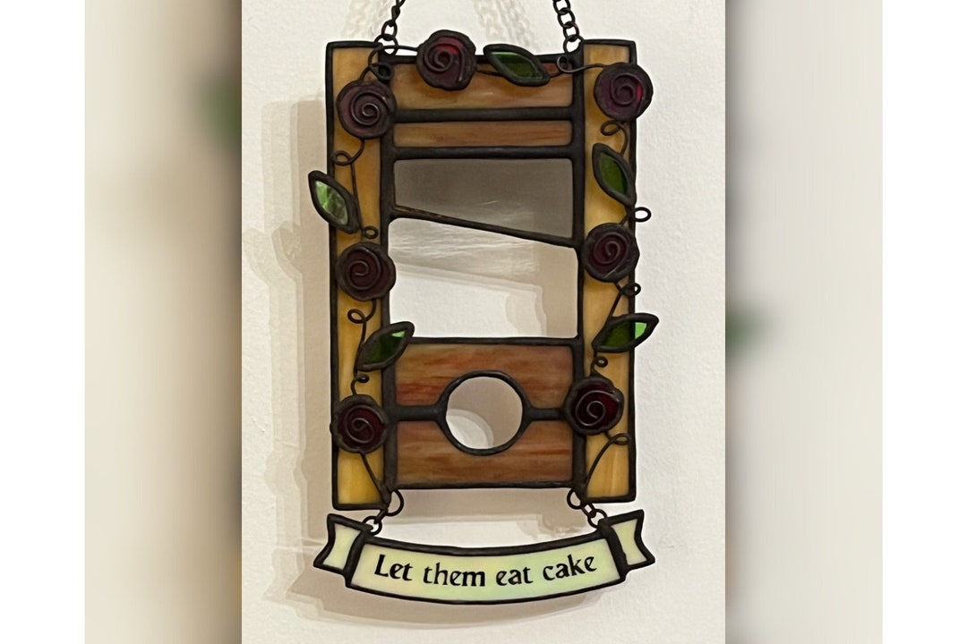 Stained Glass Let Them Eat Cake Guillotine - Etsy