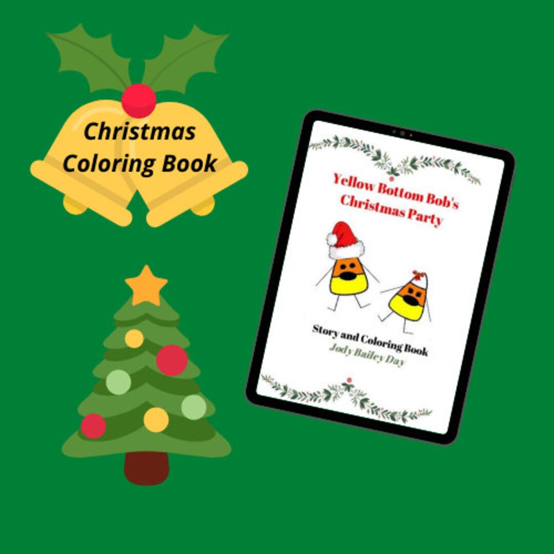 Children's Christmas Story and Coloring Book - Etsy