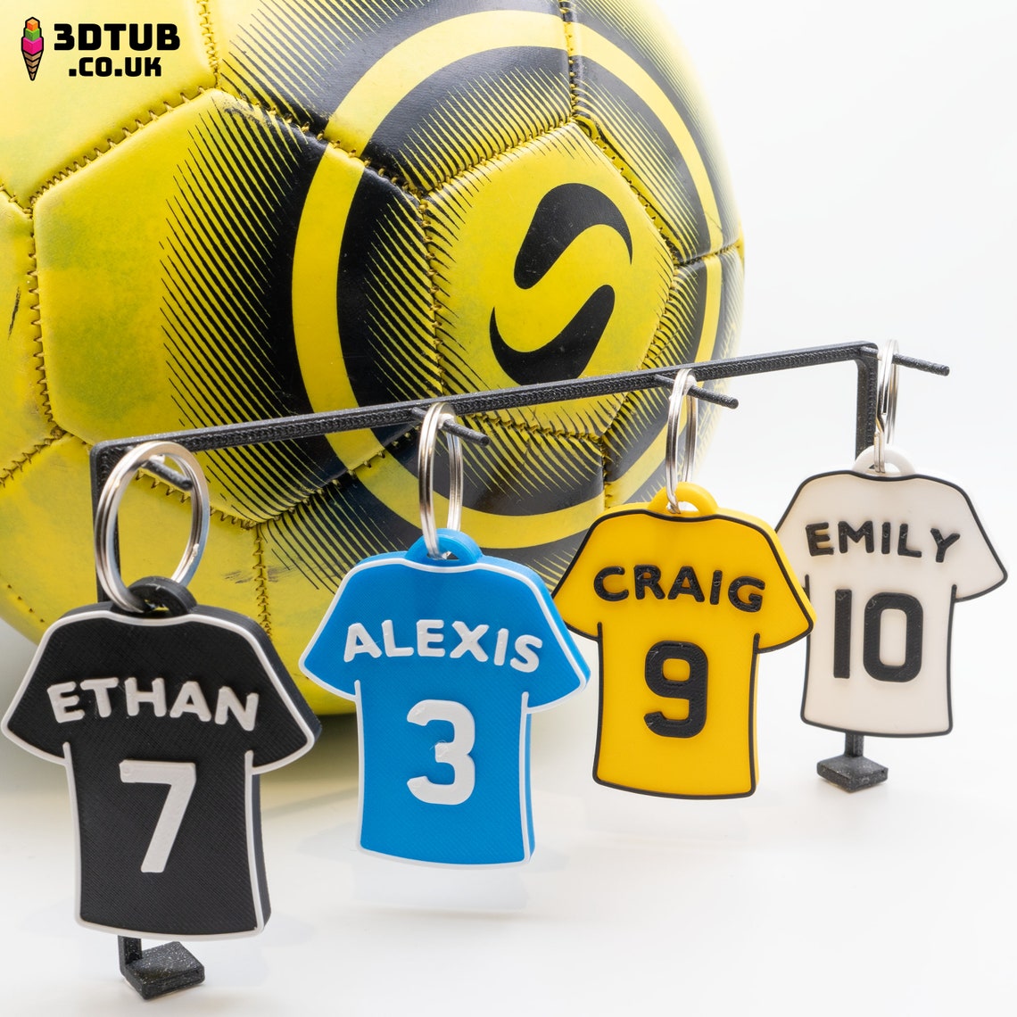 Football Shirt 3D Printed Keychain / Keyring Fully | Etsy UK