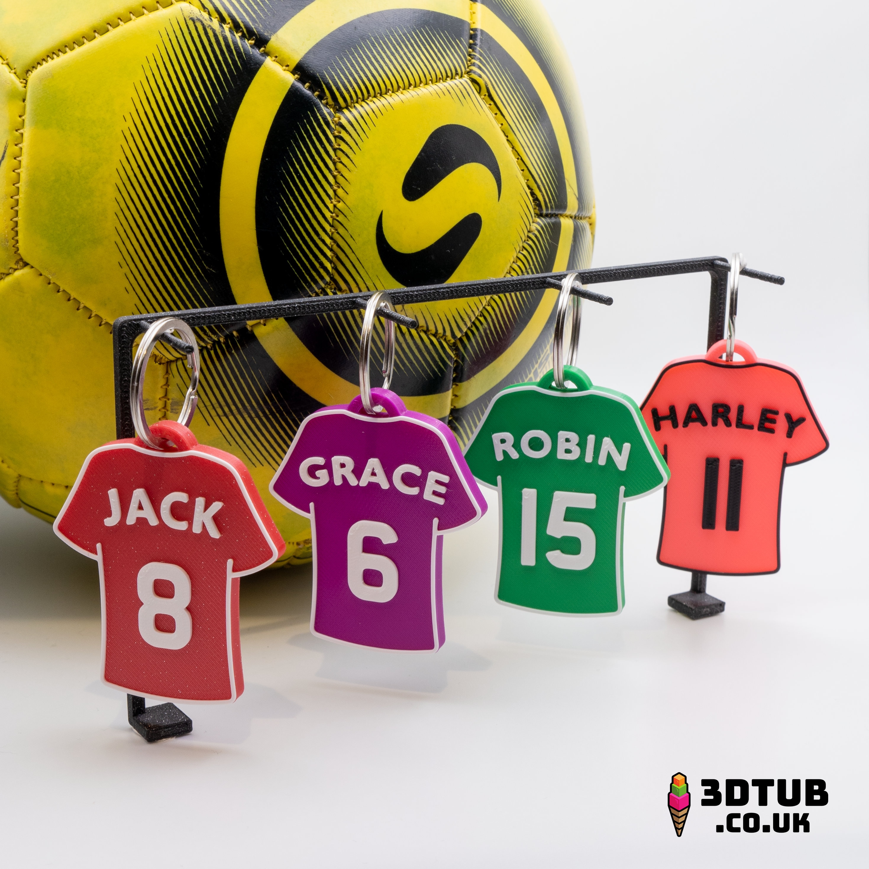 Football Shirt 3D Printed Keychain / Keyring Fully | Etsy UK