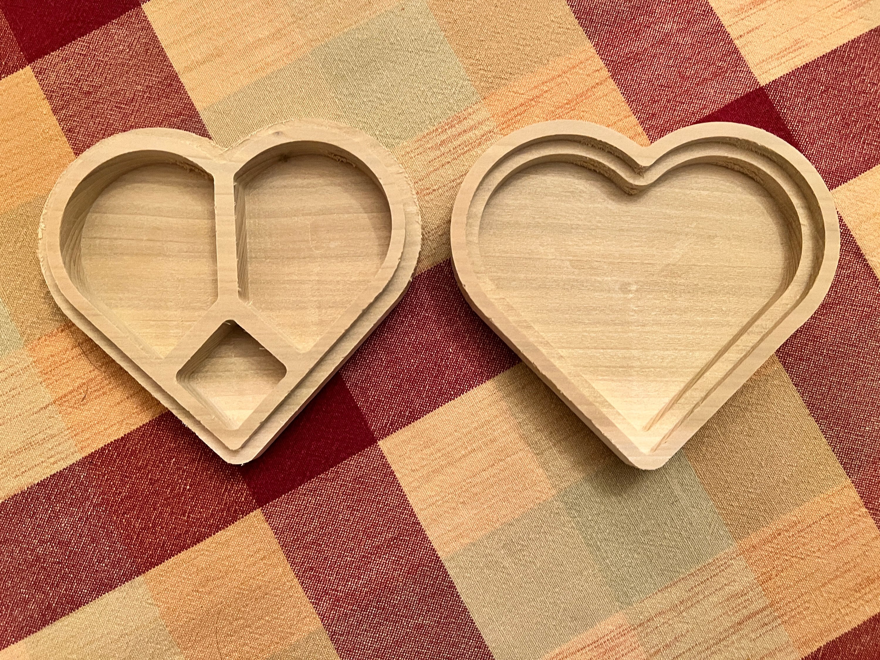 Heart Shaped Box With Dividers (CNC Files Only, No Physical Product ...