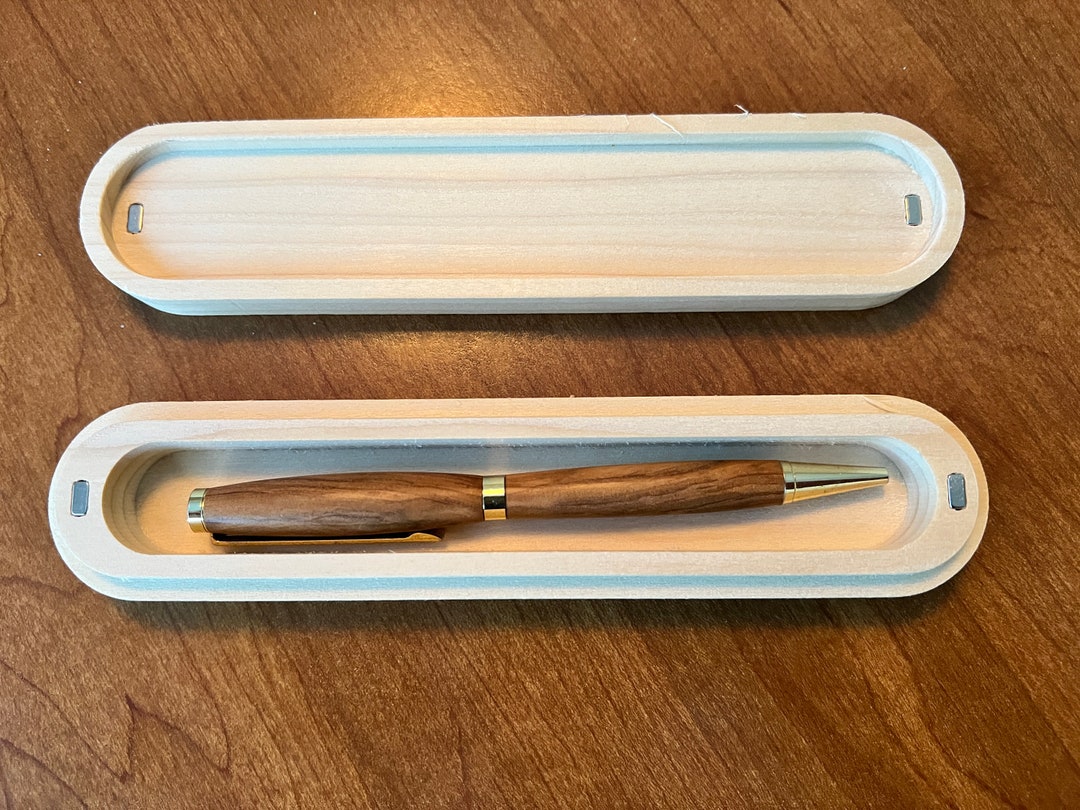 Pen Box With Magnetic Closure (digital File Only) - Etsy