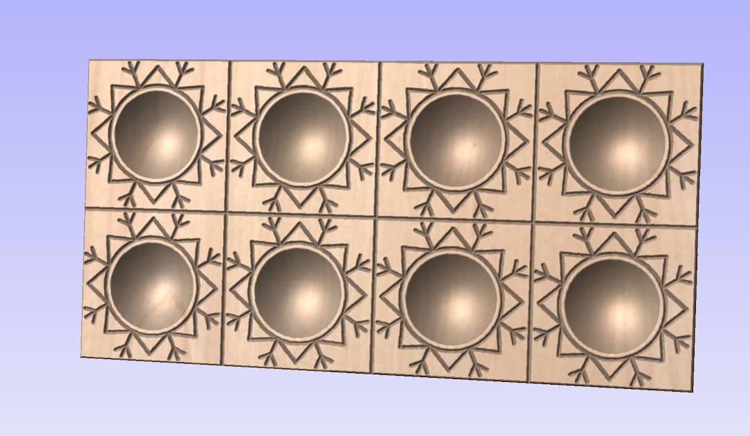 Ravioli Mold Winter Snow (CNC Files Only, No Physical Product Will Ship ...