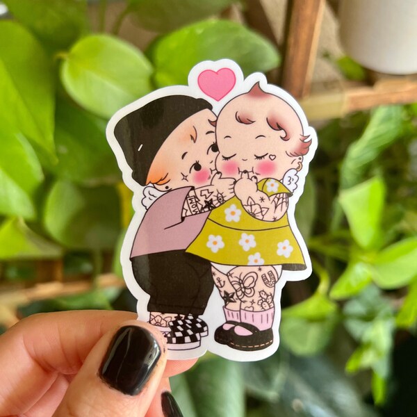 Kewpie Doll Sticker - Etsy