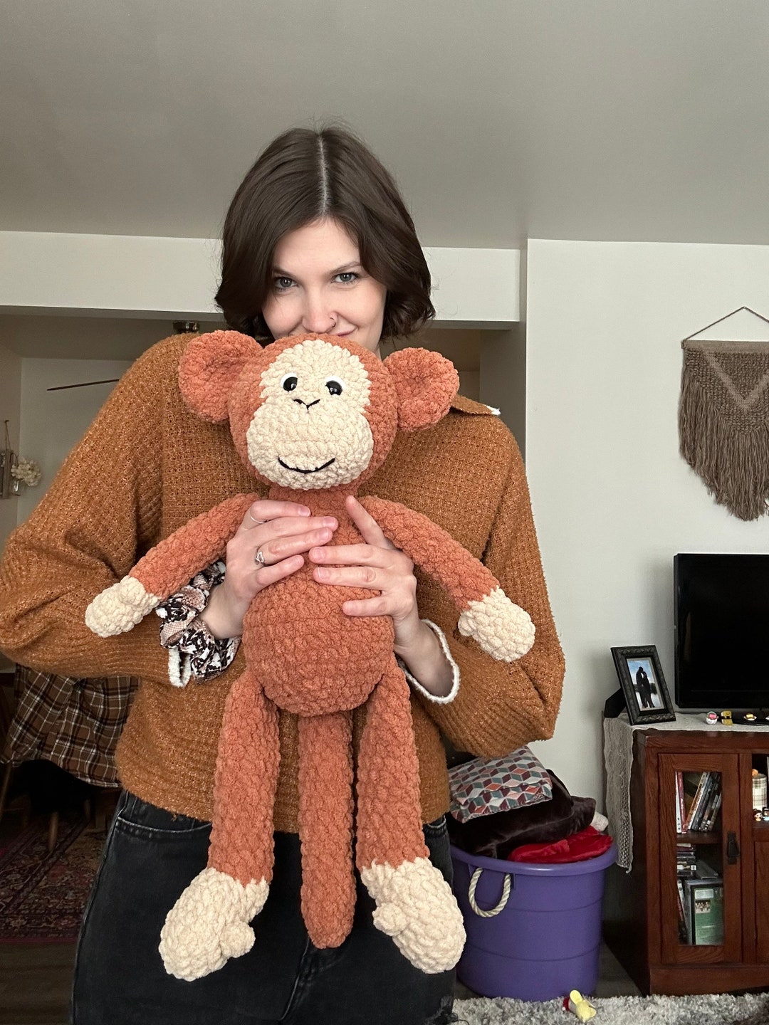 Monkey Snuggles - Etsy